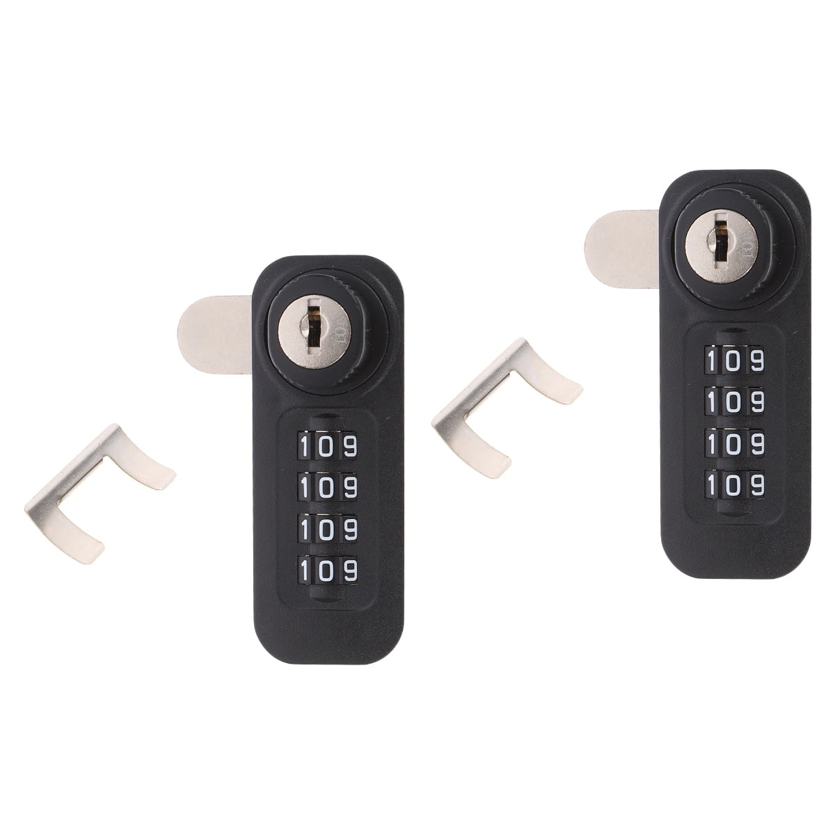 2 Pieces Universal 4- Mechanical Password Locker Small Locks ...