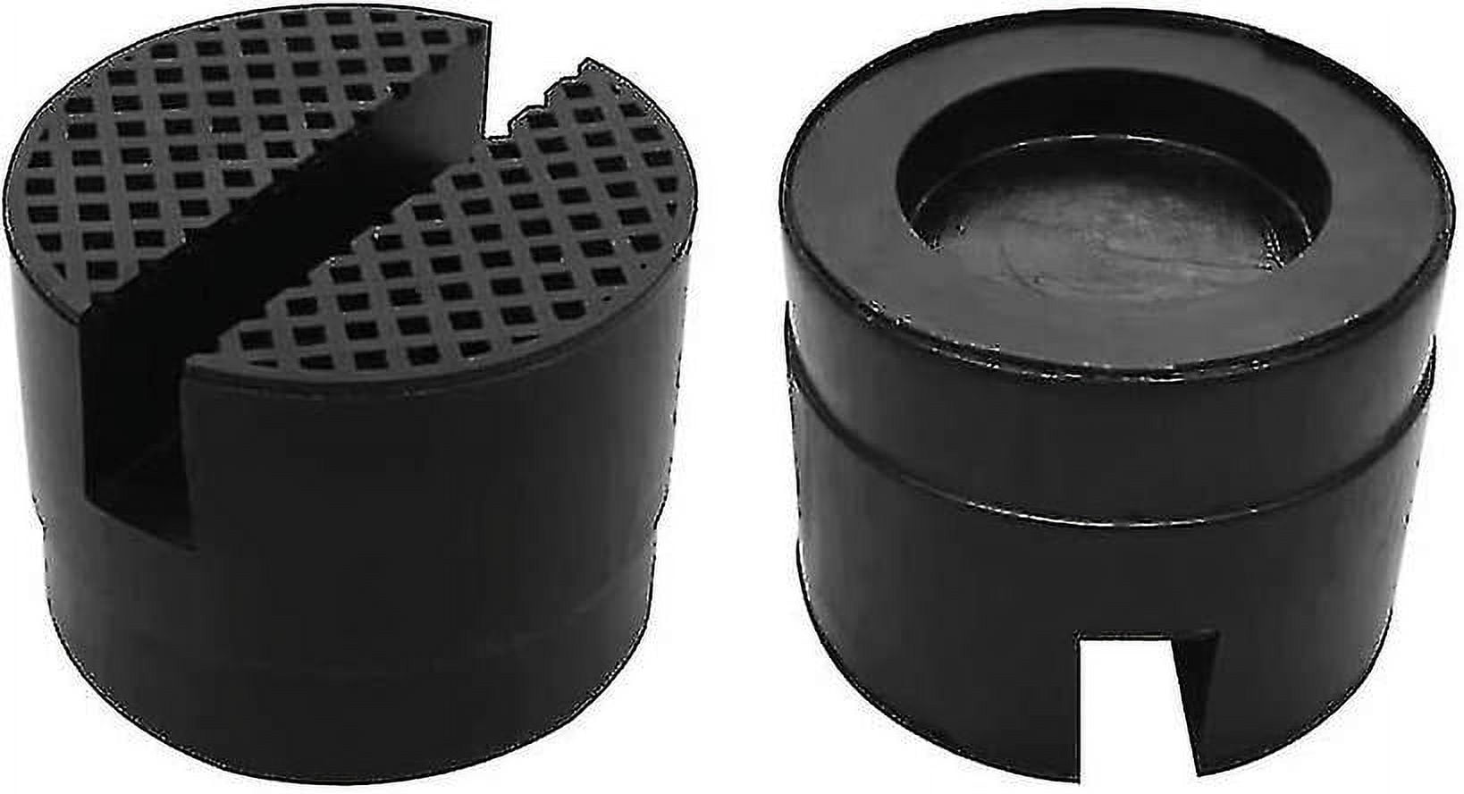 2 Pieces Universal Rubber Jack Pad With Groove, Rubber Buffer Block ...