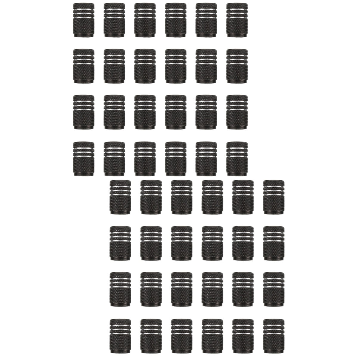 2 Pieces Valve Stem Caps Car Air Nozzle Flag Gauge Expander Black ...