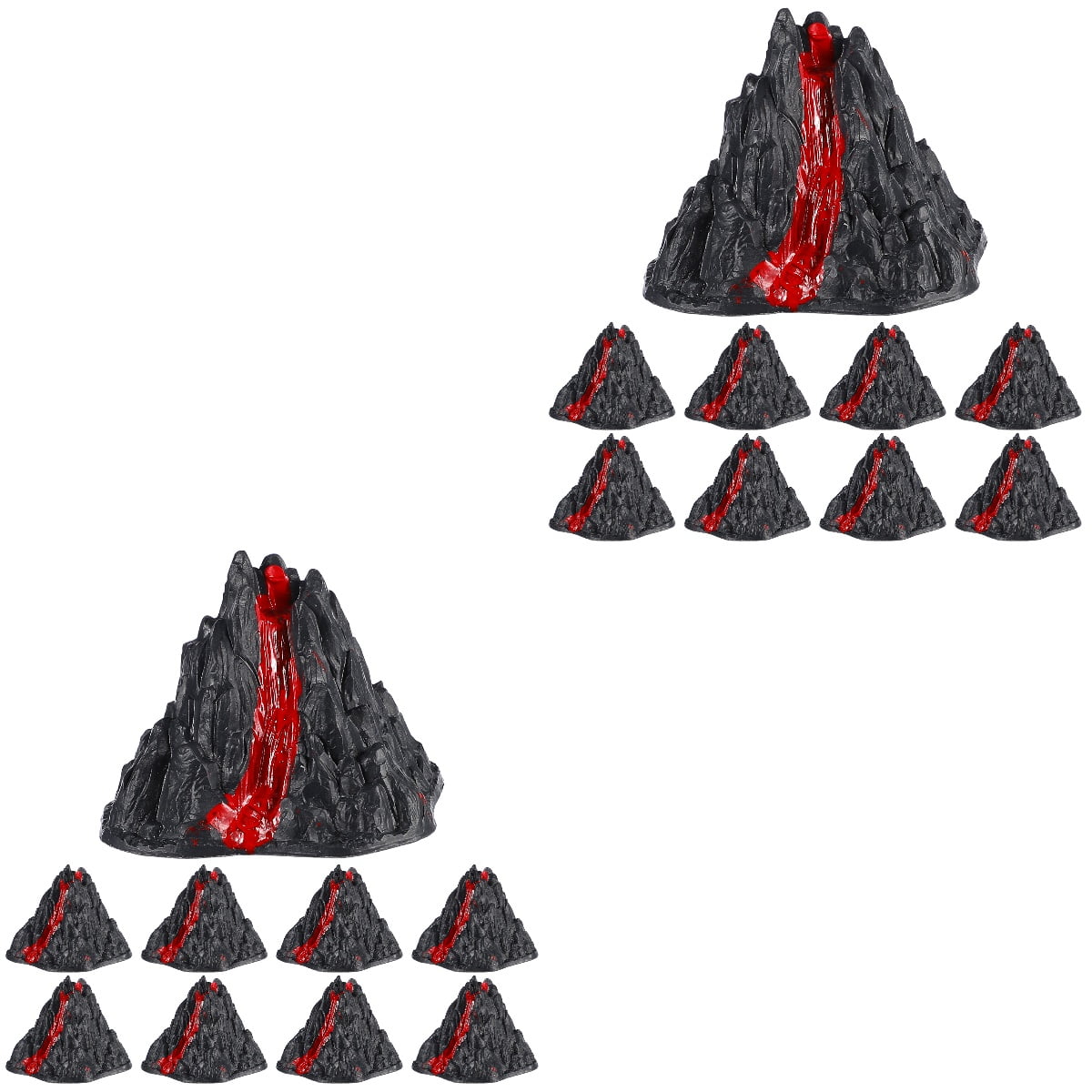 2 Pieces Volcano Model Mini Volcanoes for Kids Children of The ...