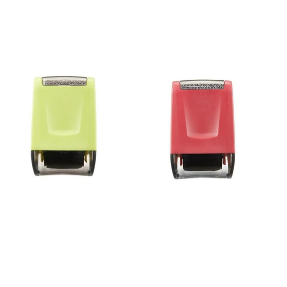 Bulbhead ID Police Identity Protection Roller Stamper, As Seen on TV, 6 ...