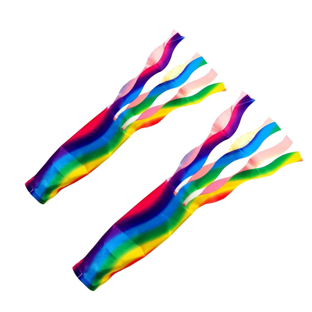 2 Pieces Windsock Polyester Outdoor Garden Wind Sock Decoration 70 ...