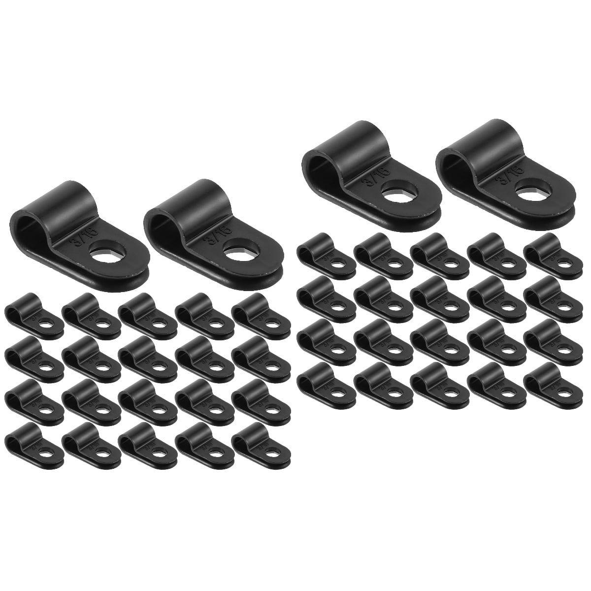 2 Pieces Wire Holder Clips for TV Cable Anchors Hanger Clamp Black ...