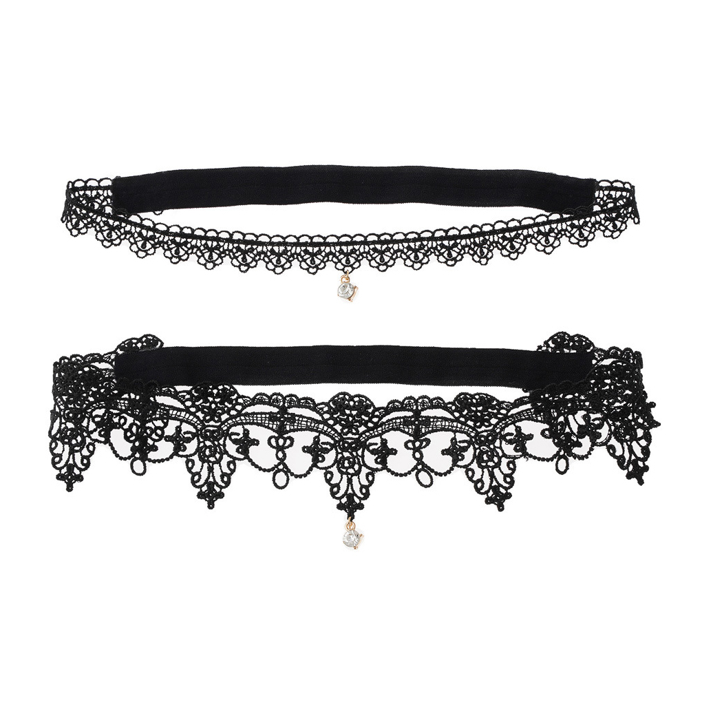 2 Pieces Women Lace Leg Ring Portable Reusable Sexy Washable Breathable ...