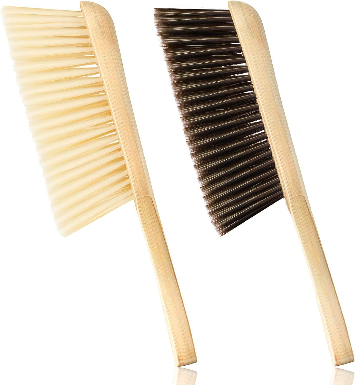 2 Pieces Wooden Bench Brushes Fireplace Brush Horse Hair Bench Brush ...