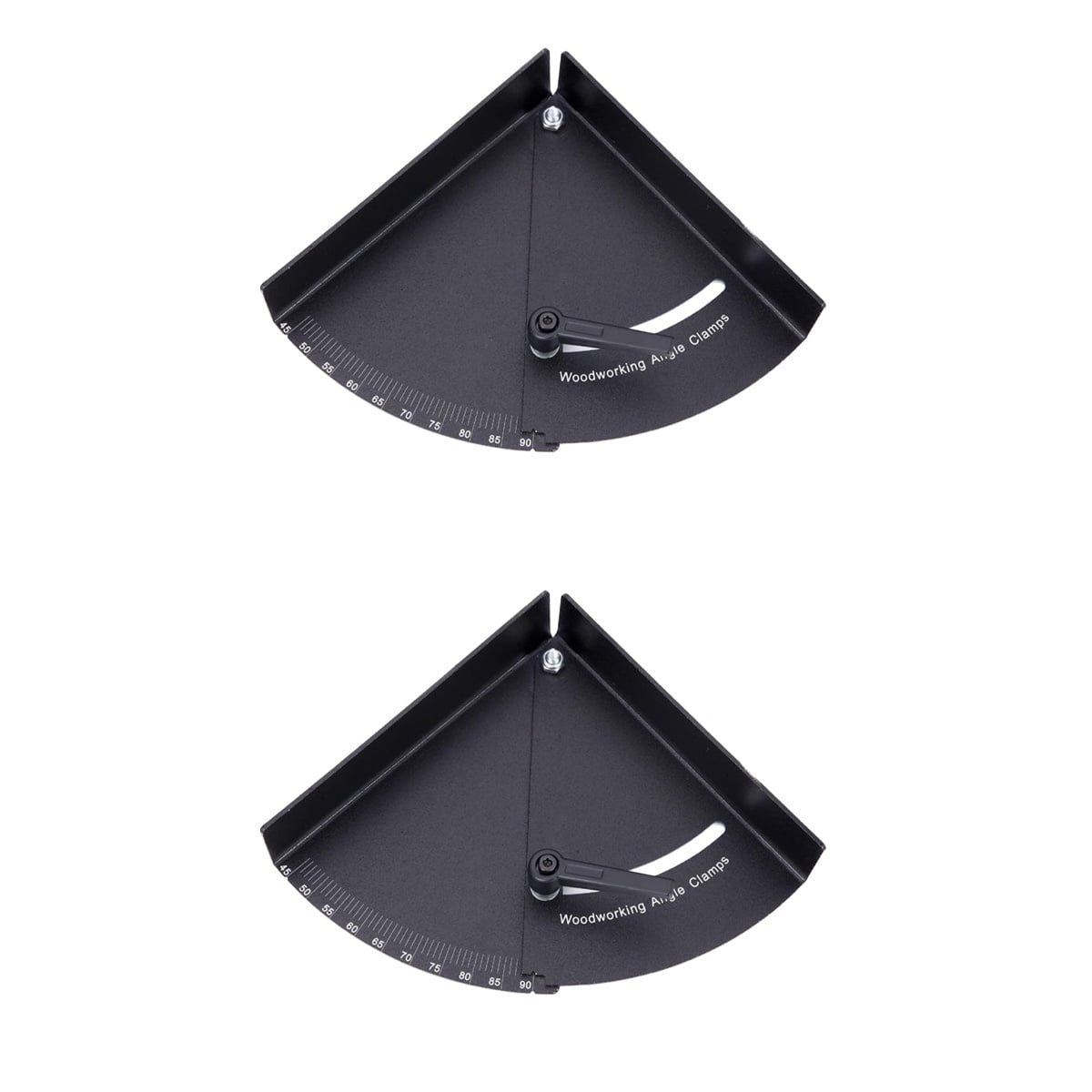 2 Pieces Woodworking Protractor 90 Degree Clamp Carpenters Tools Corner ...