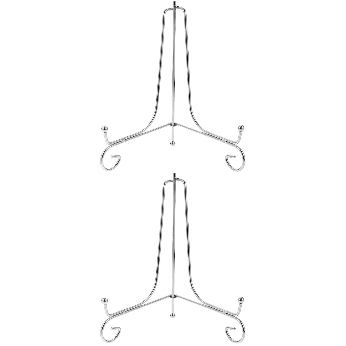 2 Pieces Wrought Iron Disc Holder Pantry Dish Racks Plate Stand Office ...