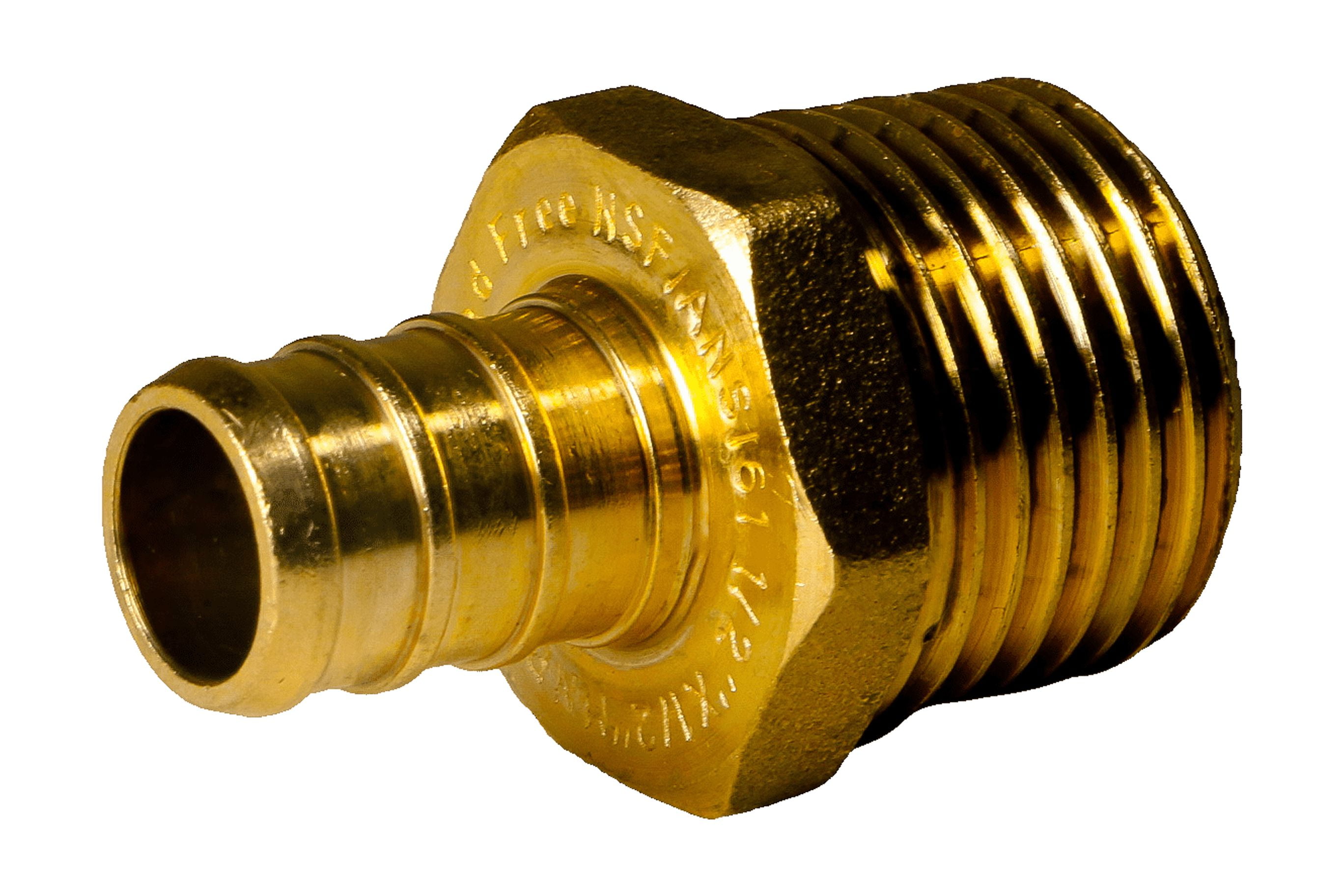 2 Pieces XFITTING 1/2" Pex x 1/2" Male NPT Adapter, 24-4-1=2X - Walmart.com