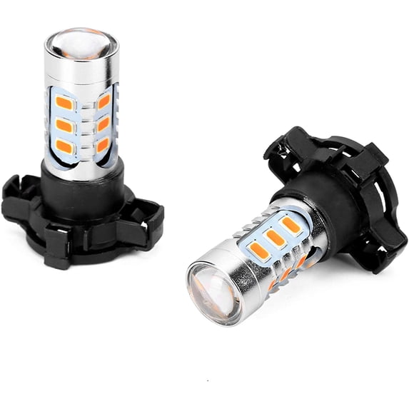 2 Pieces of Amber Error free LED SMD PY24W Turn Signal Lights for BMW ...