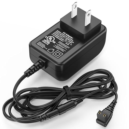 2-Pin 12.6V 1A Pool Vacuum Charger Power Adapter, Replacement AC DC ...
