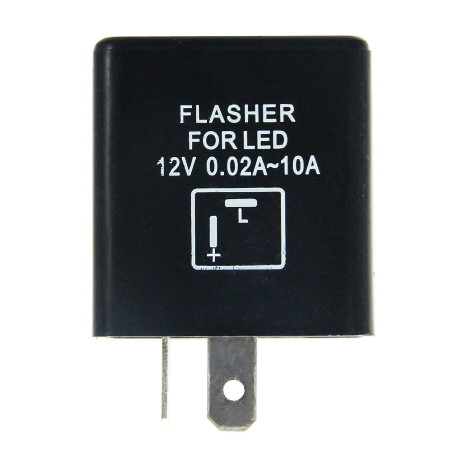 2-Pin 12V LED Flasher Relay Electronic Turn Signal Flasher Relay, Turn ...