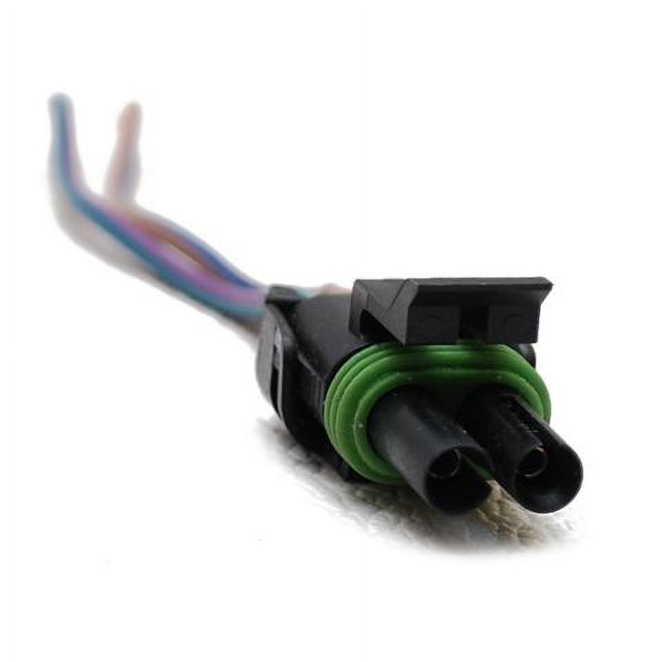 2 Pin 2 Wire Male Boat Gauge Connector - Walmart.com