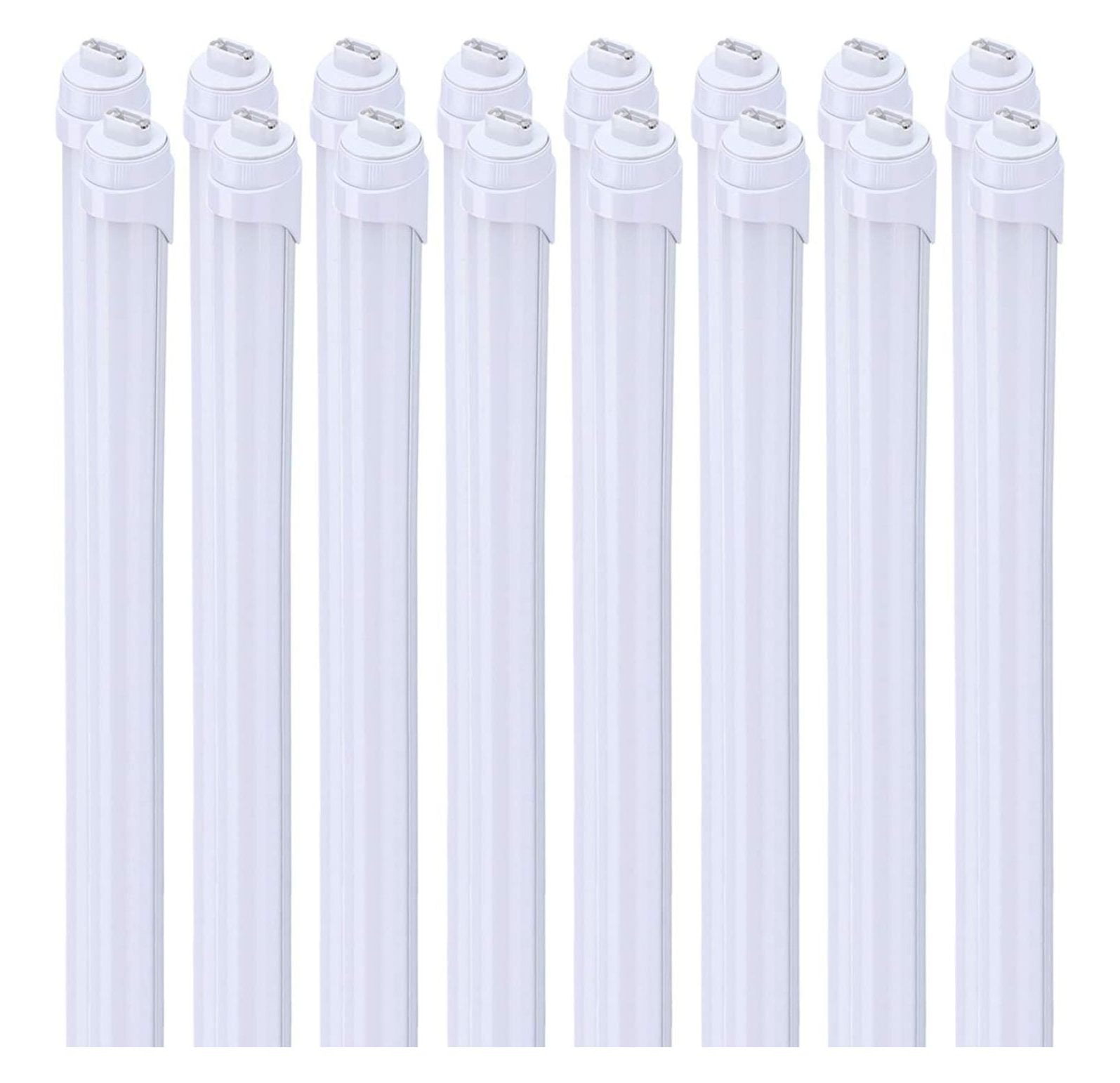 2 Pin 8FT R17D LED Bulbs, 45W (110W Equivalent), 5400LM, 6000K, R17D HO Rotatable LED Tube Light ...