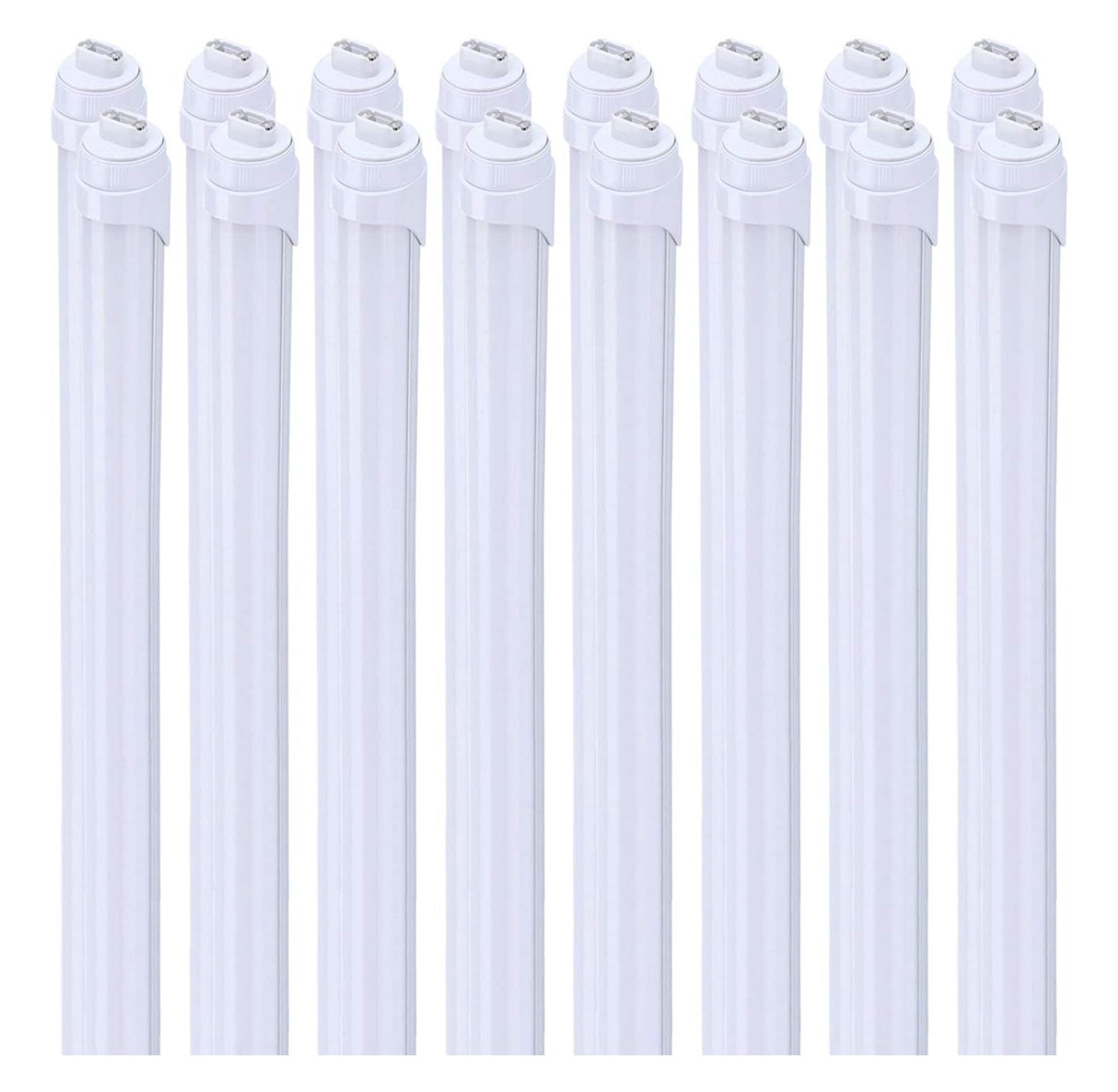 2 Pin 8FT R17D LED Bulbs, 45W (110W Equivalent), 5400LM, 6000K, R17D HO ...