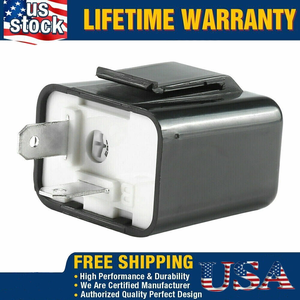 2 Pin Adjustable LED Flasher Relay Turn Signal Blinker 12V Light for ...
