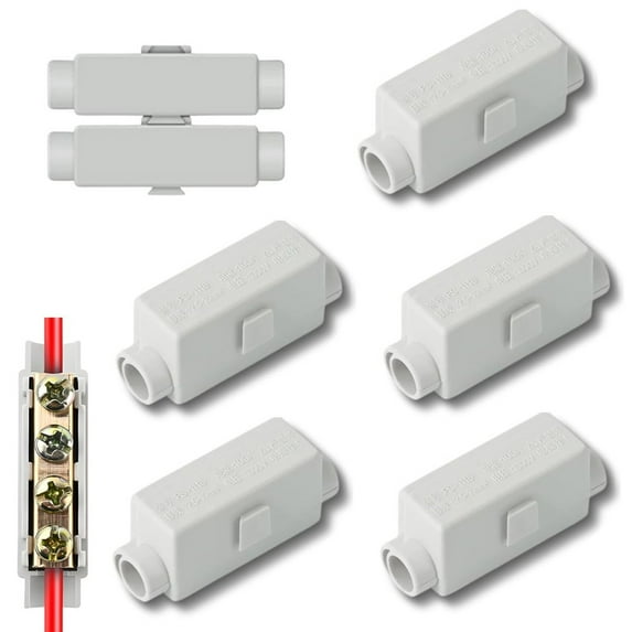 2-Pin Cable Junction Clamp for 2.5-16 mm² Wires,100A 400V Terminal ...