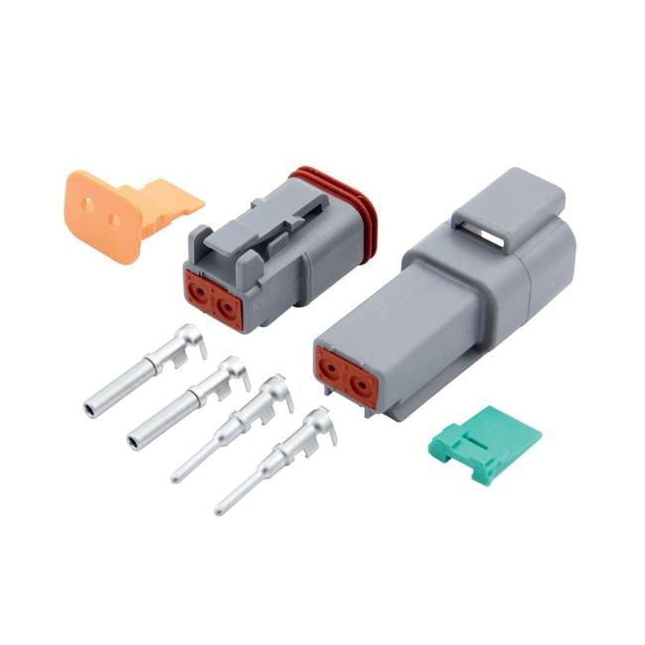 2 Pin Deutsch Connector Kit - Walmart.com