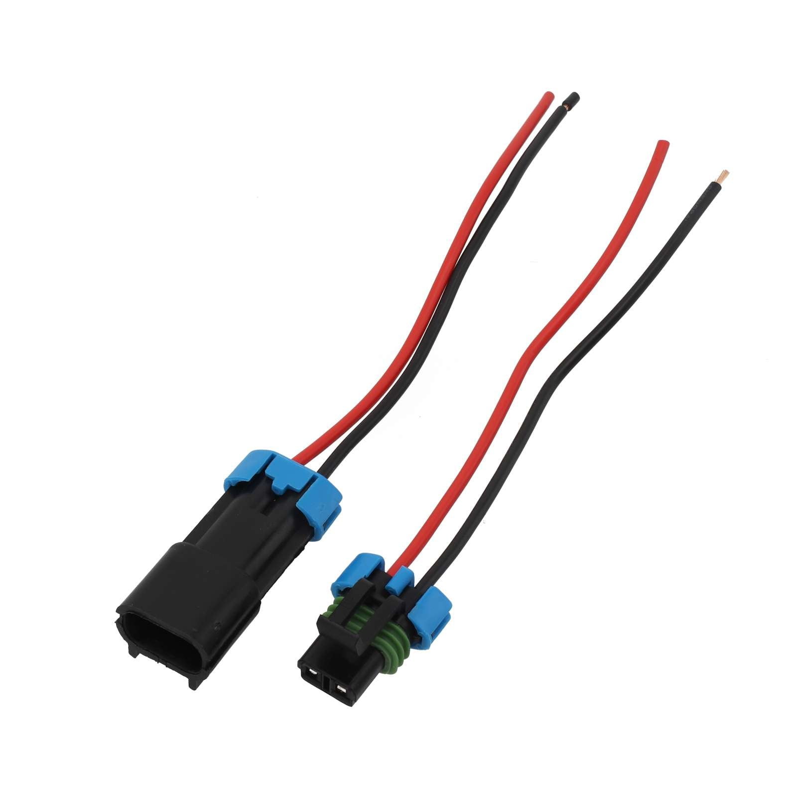 2 Pin DT Connectors Waterproof 16AWG Male Female Electrical Connector ...