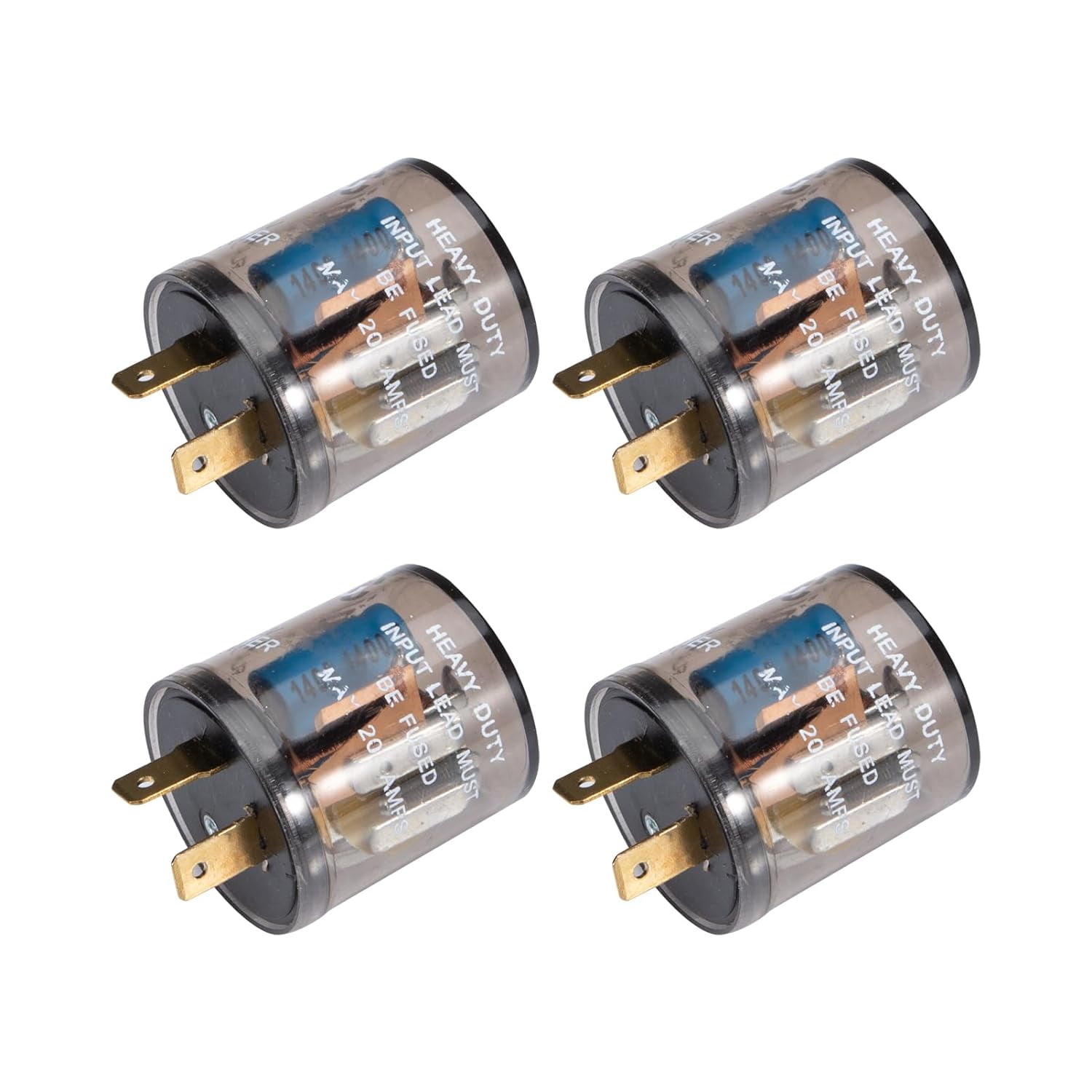 2 Pin Electric Flasher Relay 12V LED Turn Signal Light Blinker Relay ...