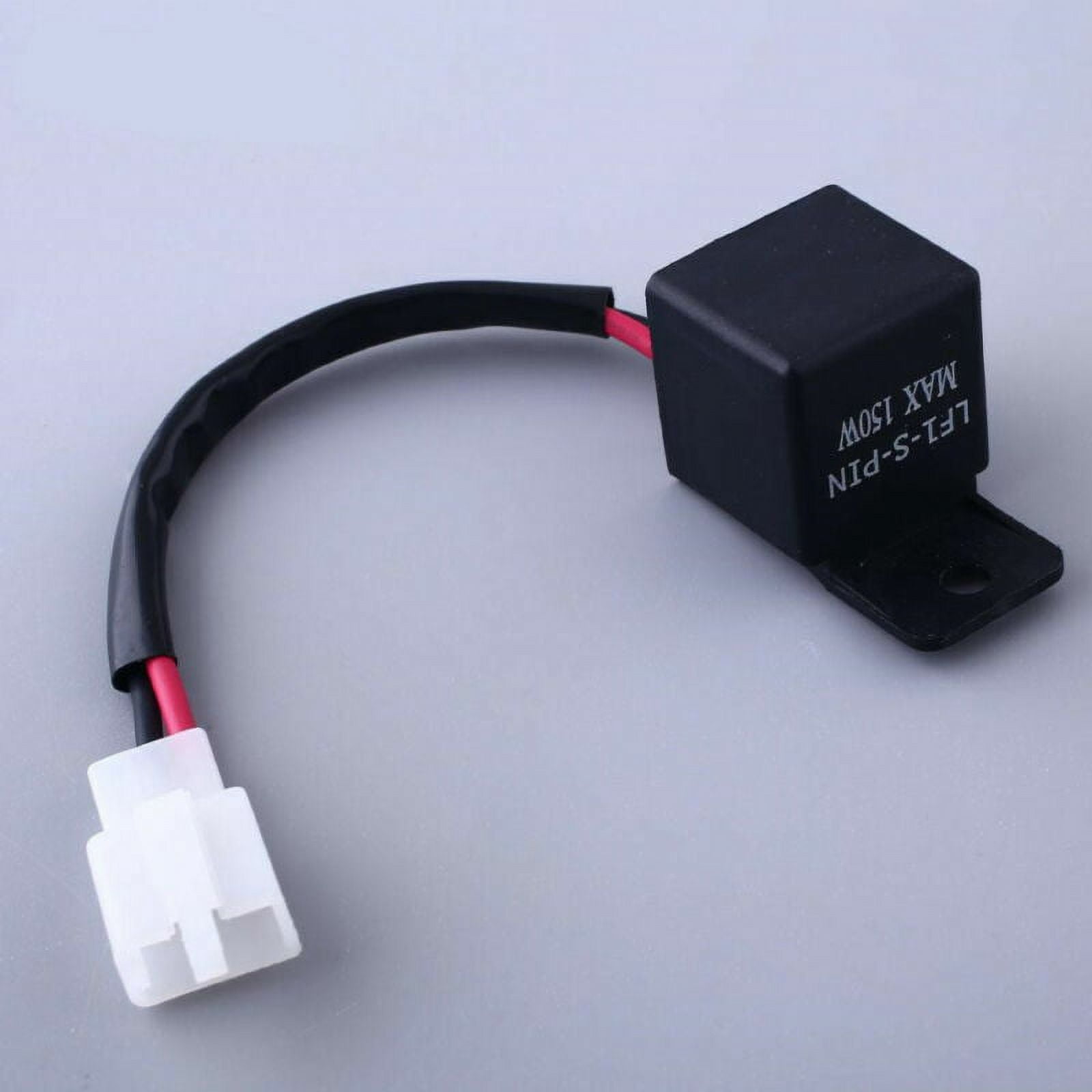 2-Pin Electronic LED Flasher Relay Fix Motorcycle Turn Signal Lights ...