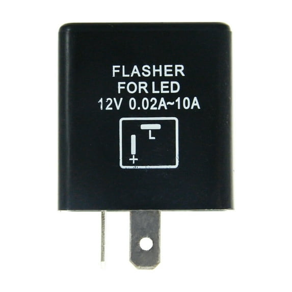 2 Pin Electronic LED Flasher Relays for Motorbike LED Turn Bulbs ...