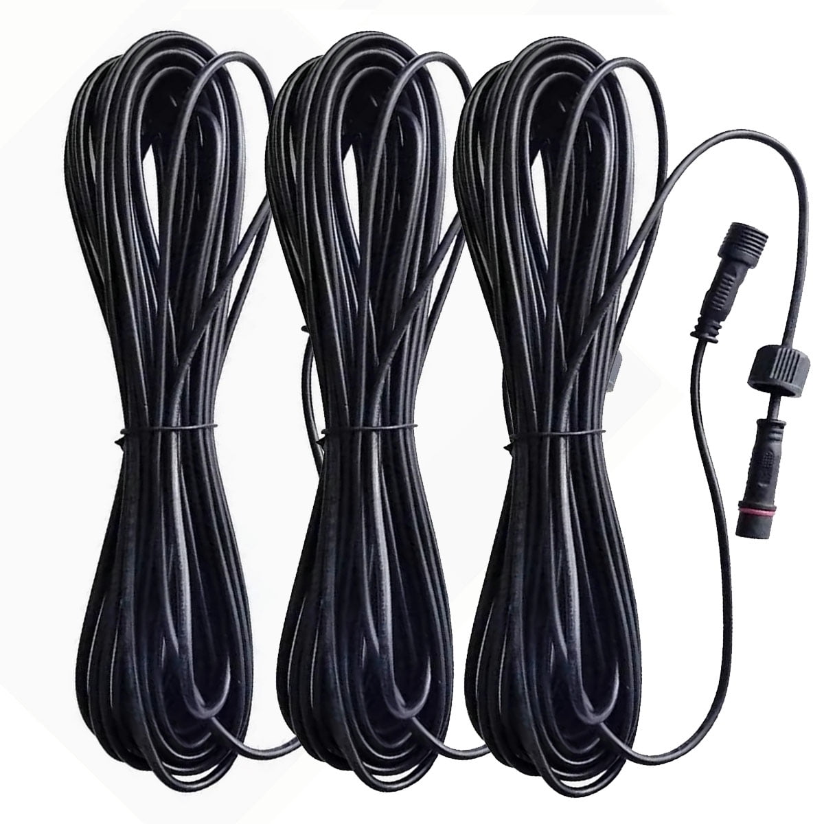 2 Pin Extension Cable for Solar Outdoor String Lights, 100 Ft Solar ...