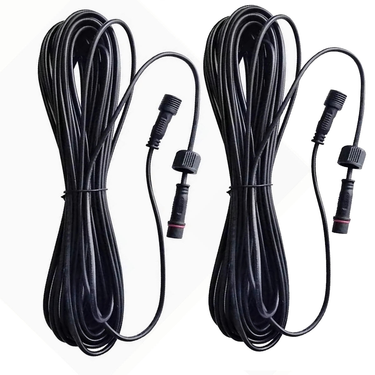 2 Pin Extension Cable for Solar Outdoor String Lights, 65 Ft Solar ...