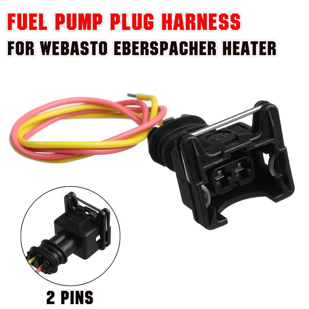 2 Pin Fuel Pump Wire Harness Connector for Webasto for Eberspacher Heater - Walmart.com