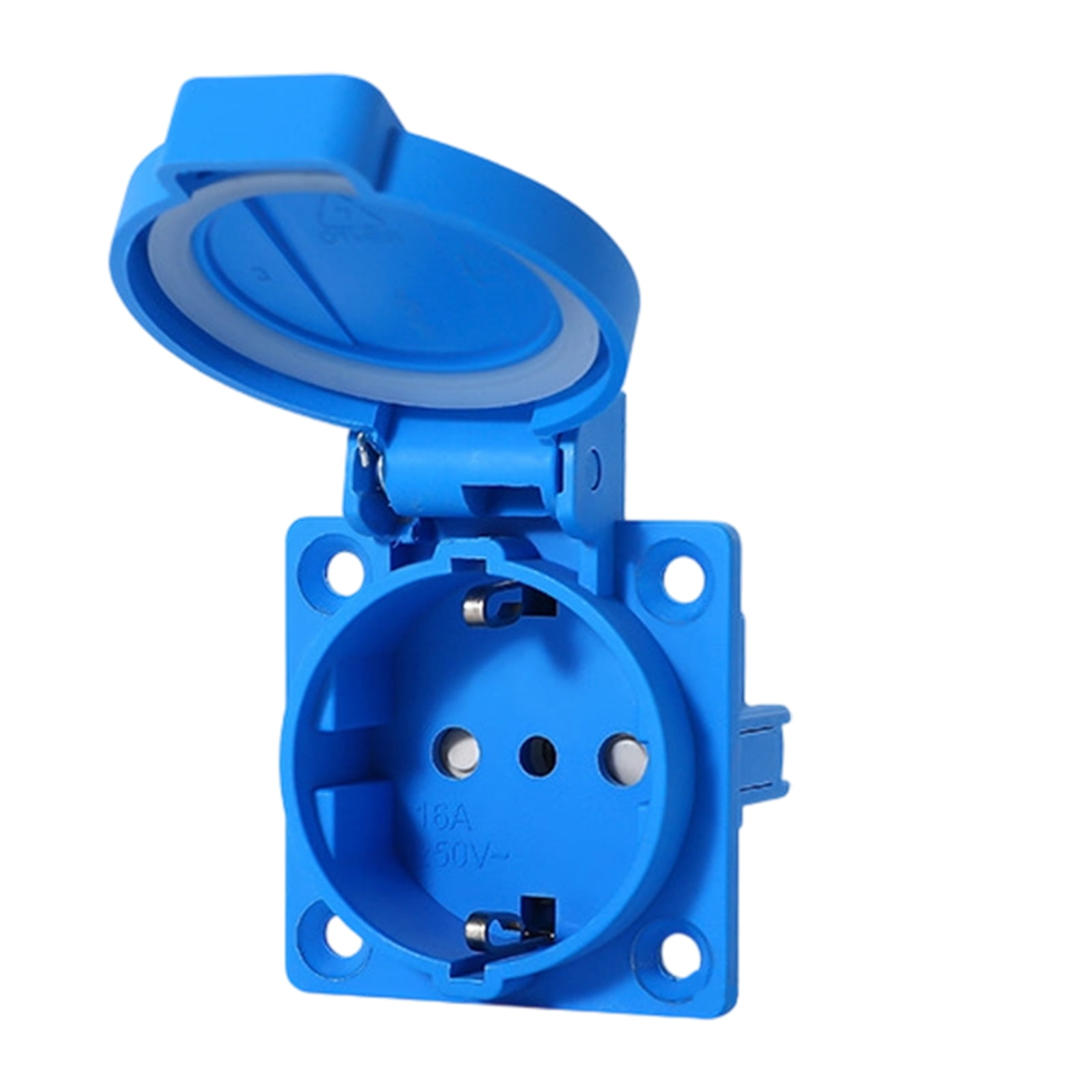 2 Pin Industrial Power Outlet Waterproof Dustproof Power Connector ...