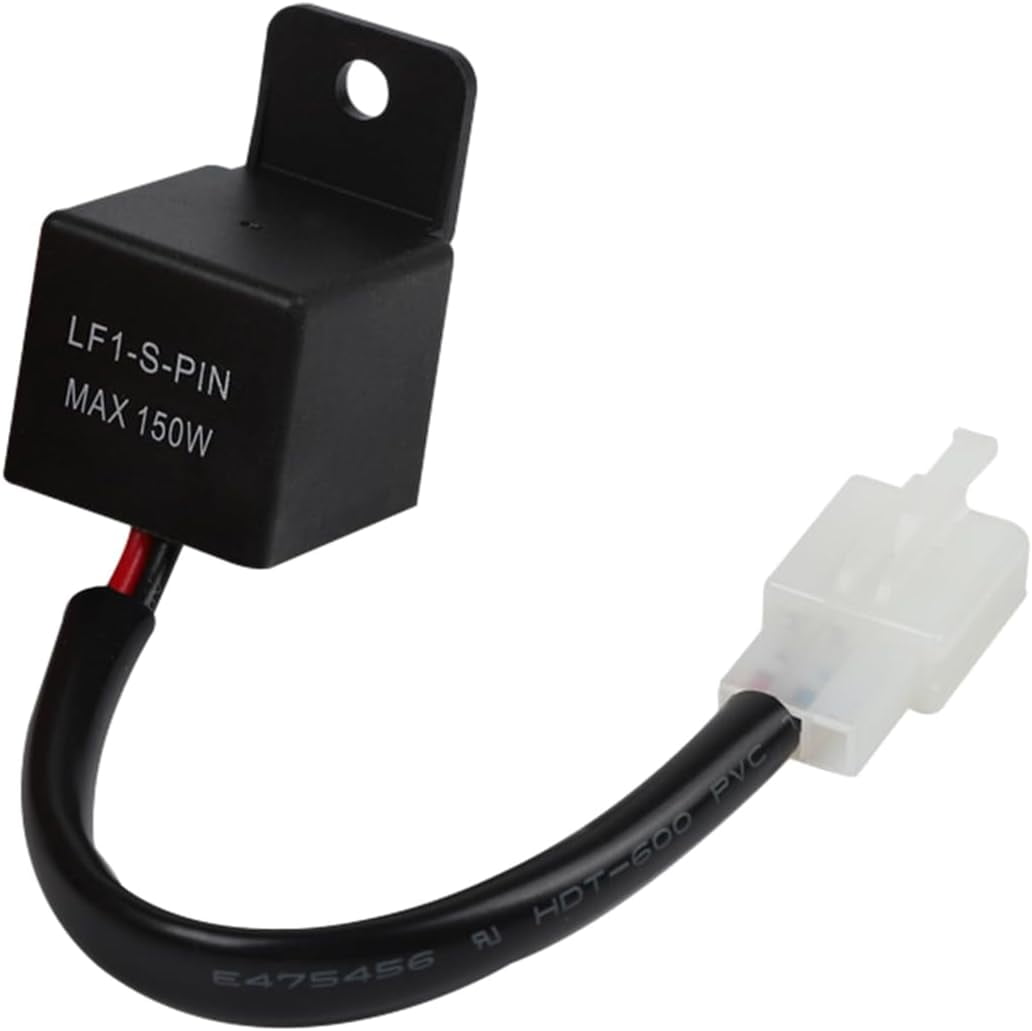 2-Pin LED Flasher Relay, 12V Relay Car LED Flash Turn Signal Relays ...