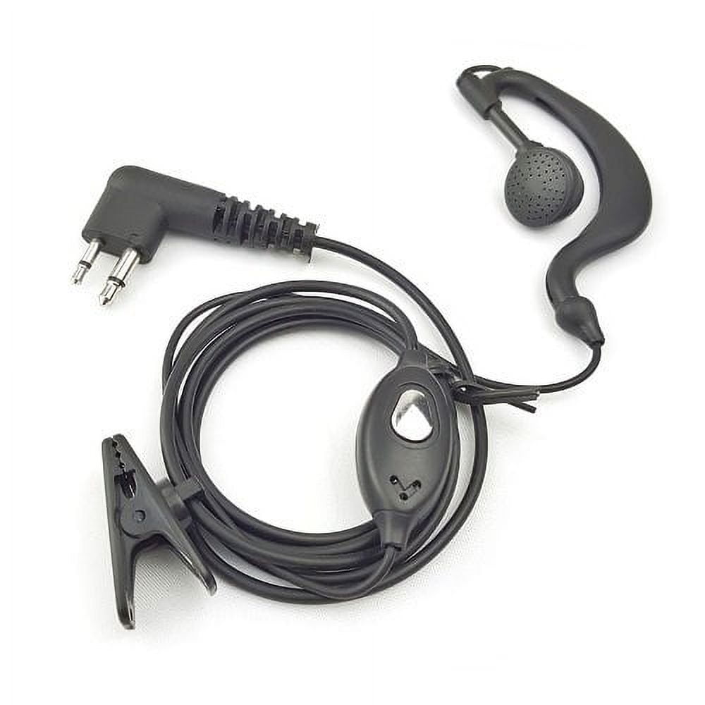 2 Pin PTT MIC In_ear Earpiece for Motorola GP88 GP300 GP2000 CT150 P040 ...
