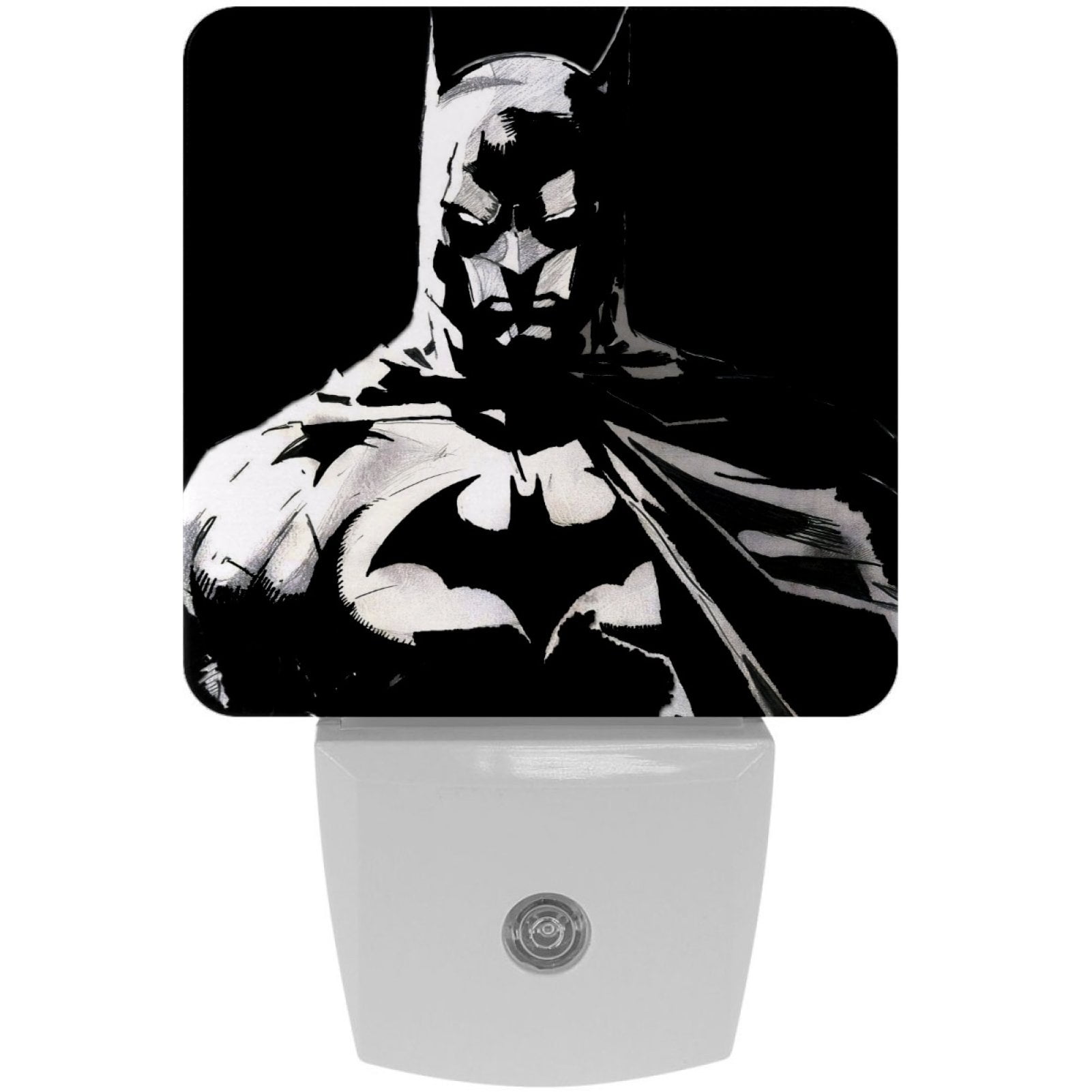 2-Pin Plug into Wall [2 Pack] Batman Square LED Night Light 0.5W ...