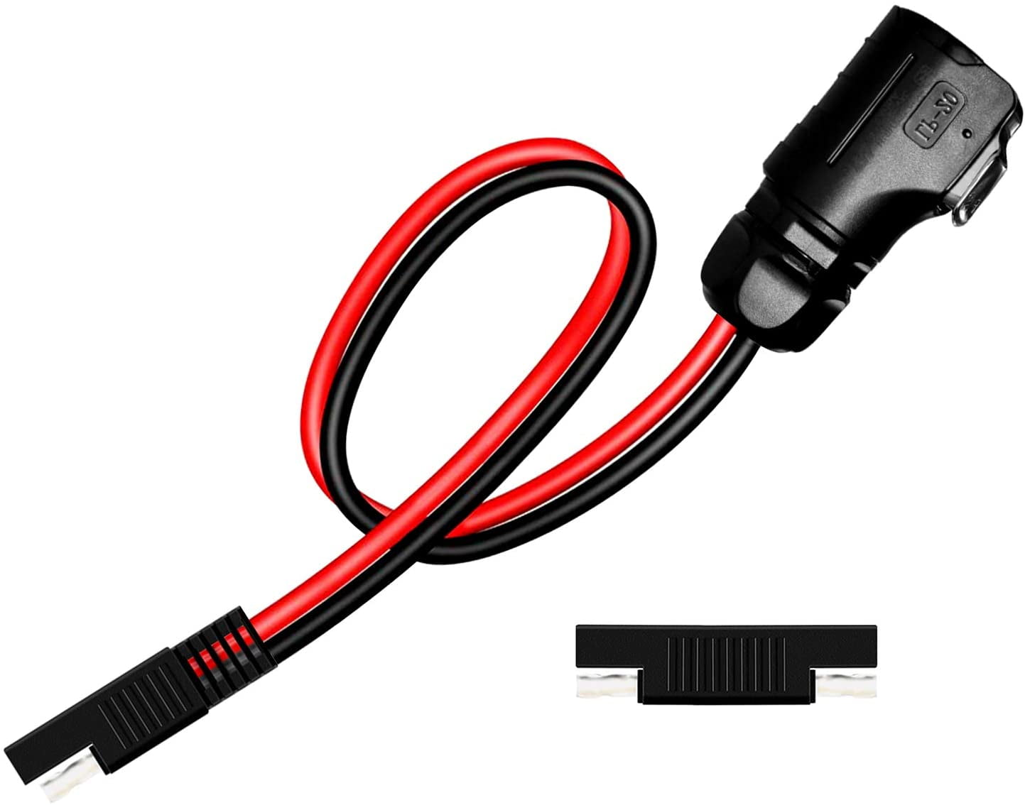 2 Pin Power Industrial Circular Connector to SAE Cable,10AWG SAE Cable ...