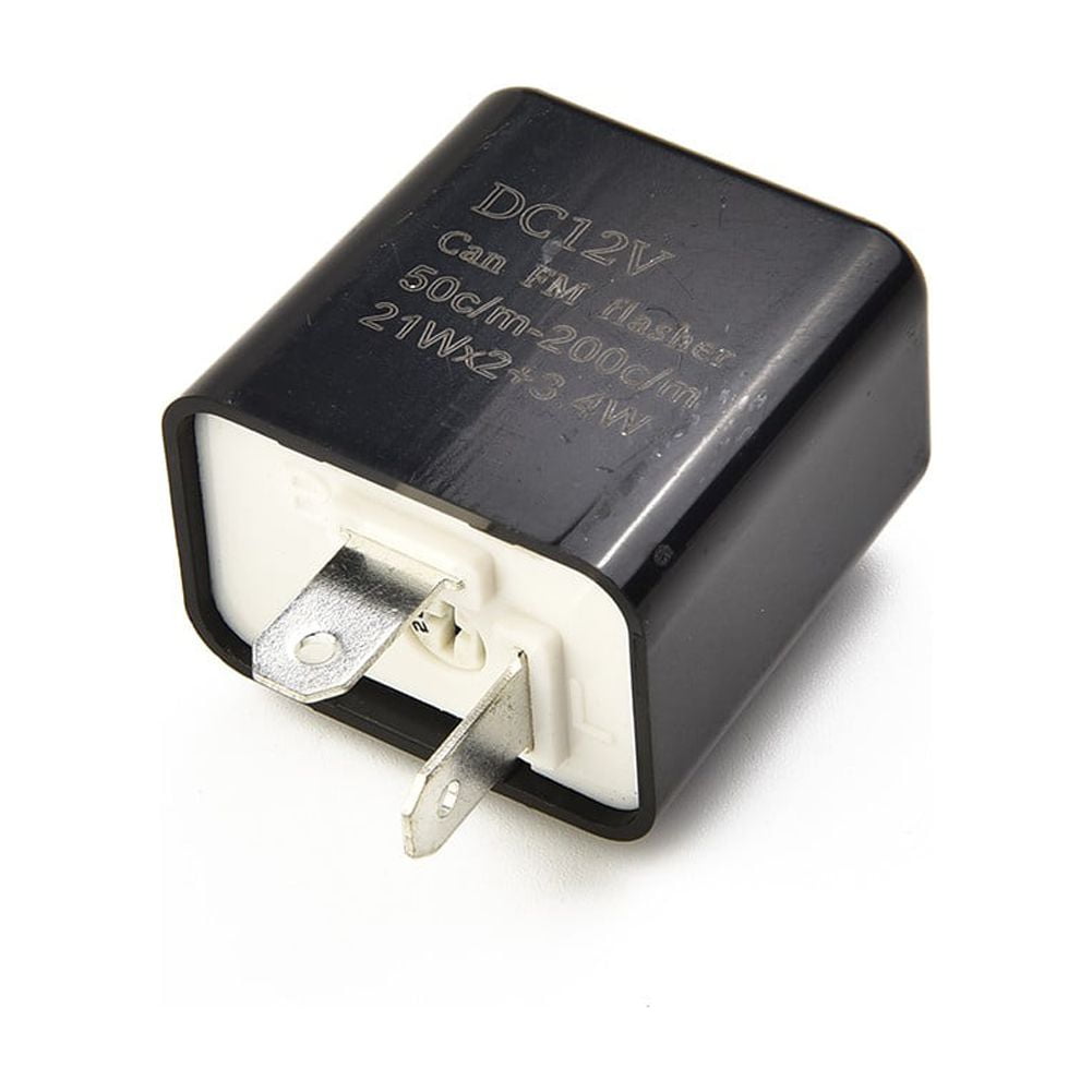 2 Pin Speed Adjustable Led Flasher Relay Motorcycle Turn Signal ...