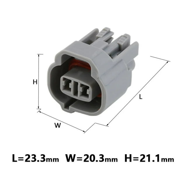 2-Pin Waterproof Connector For Car Male And Female Fuel Injector Plug 6189-0033 - Walmart.com