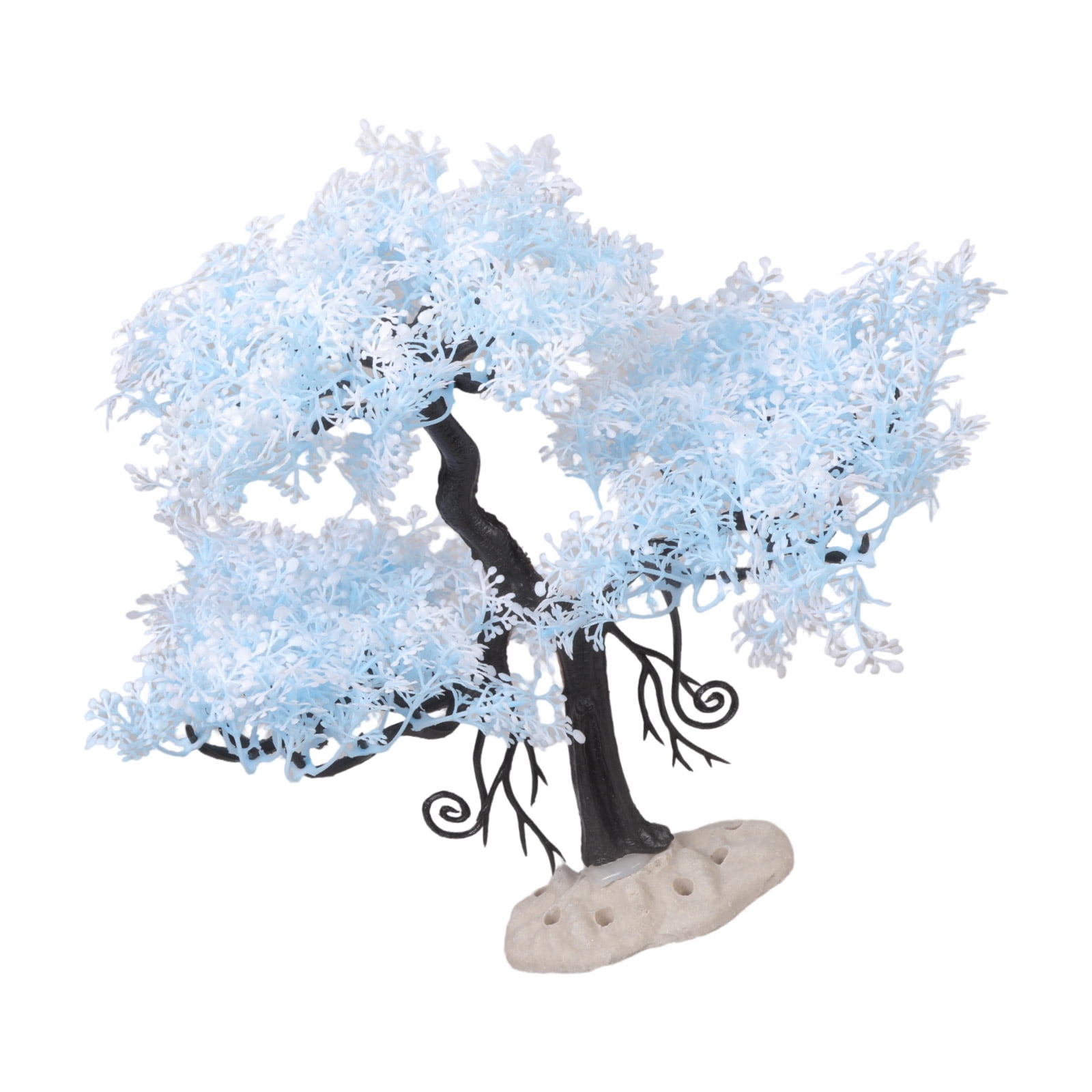2. Pine Tree Fishtank Ornament, Corrosion-Resistant Artificial Water ...