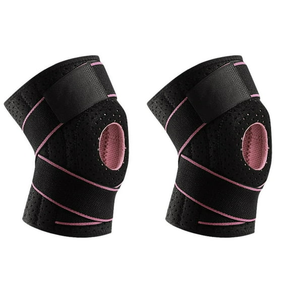 2 Pink of Pack Knee Brace for Women & Men Meniscus Tear, Plus Size ...