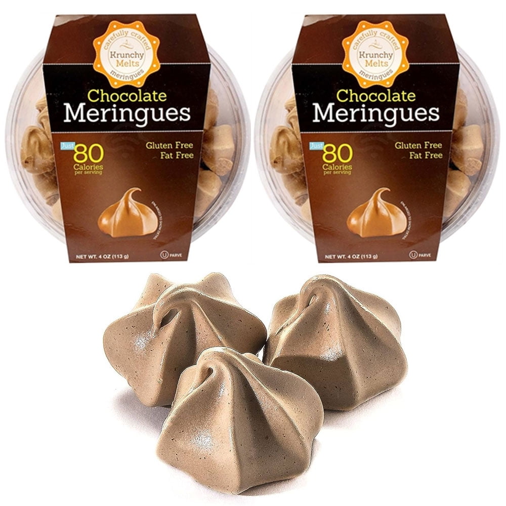 2 Pk Chocolate Meringues Cookies Gluten Fat Free Kosher Sweets Low ...