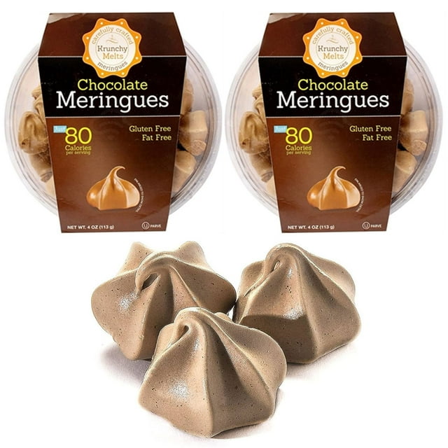 2 Pk Chocolate Meringues Cookies Gluten Fat Free Kosher Sweets Low ...