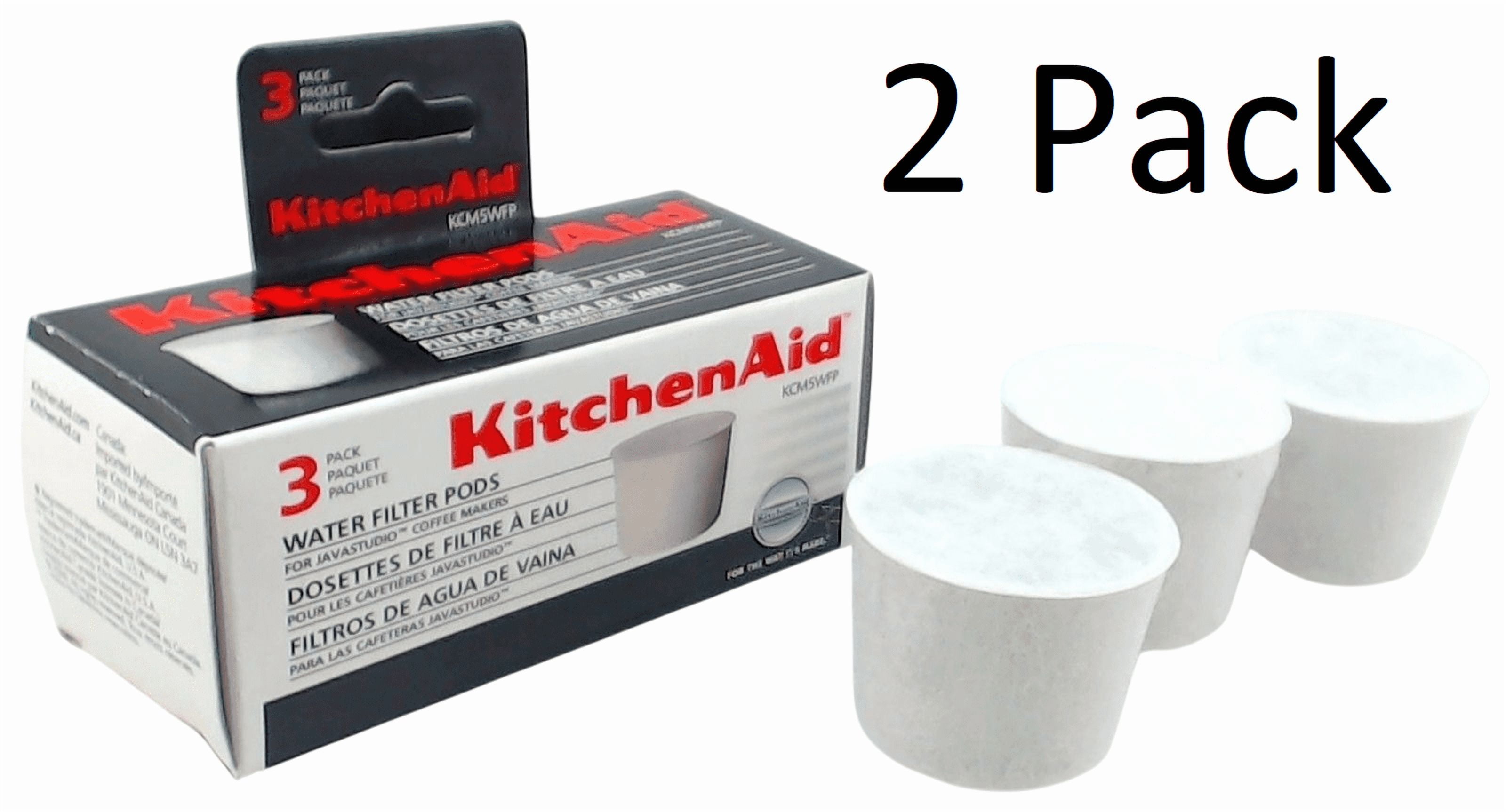 2 Pk, Coffee Maker Water Filter Pods for KitchenAid , KCM5WFP 3-Pk ...