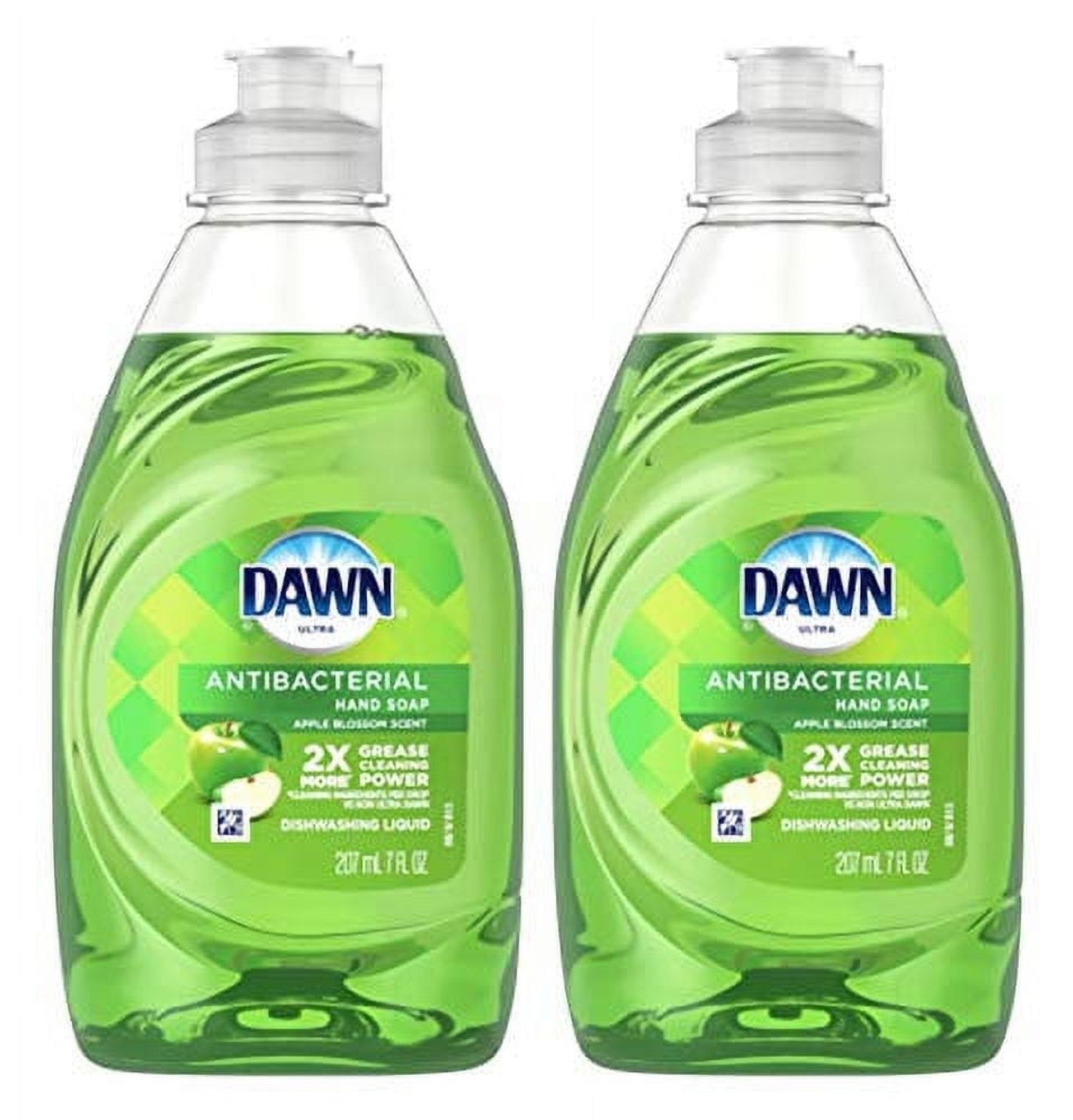 2 Pk. Dawn Ultra Antibacterial Apple Blossom Dish & Hand Soap - 14 fl ...