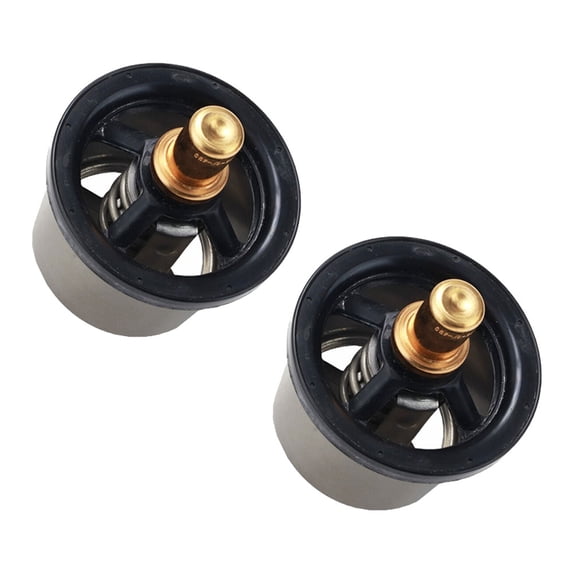 2 Pk Thermostat - Engine Coolant Thermostat Compatible with Kenworth ...