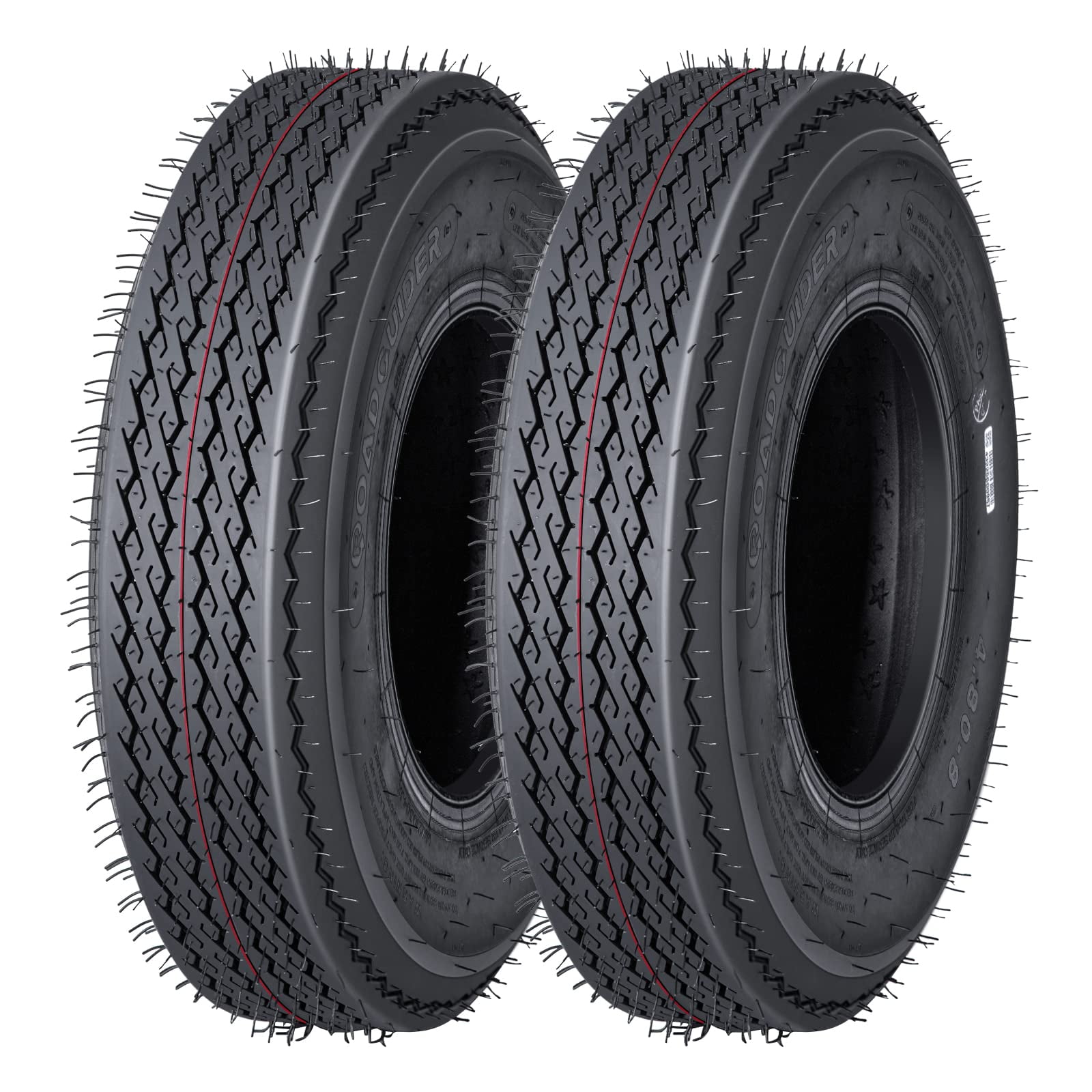 2-Pk Trailer Tires Heavy Duty 20.5X8.0-10 Trailer Tires 20.5x8x10 Tire ...