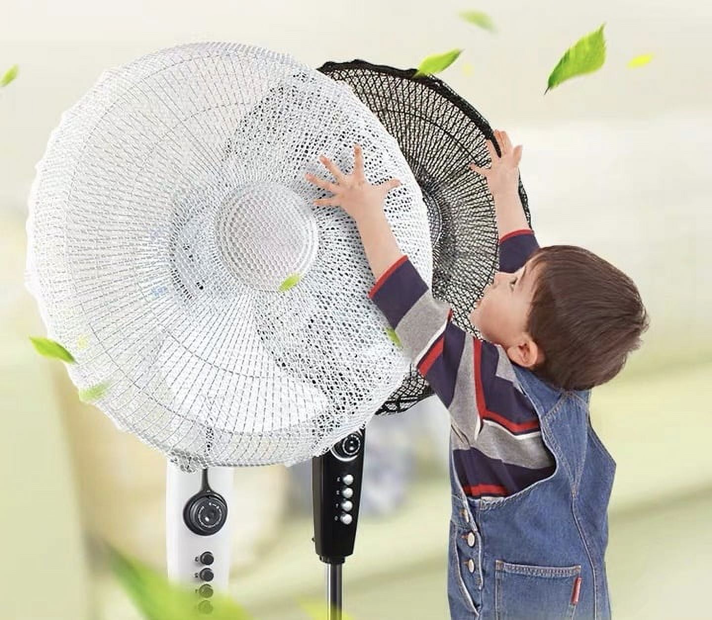 2 Pks Fan Dust Cover, 18 inch Round Fan Mesh cover, Baby Children Safe ...