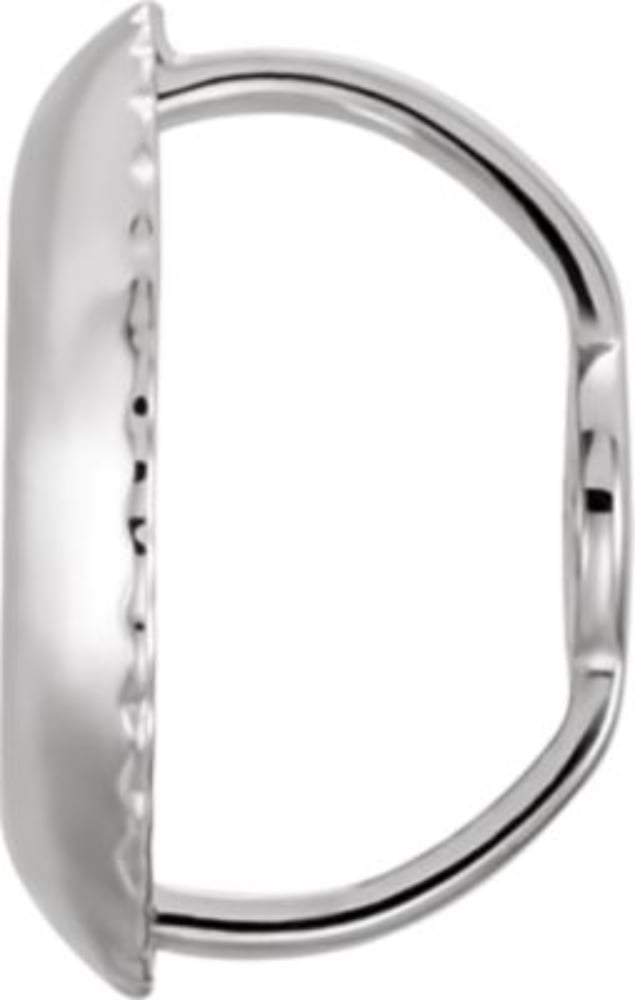 2 - Platinum Threaded Earring Back with 6.3 mm Pad - Walmart.com