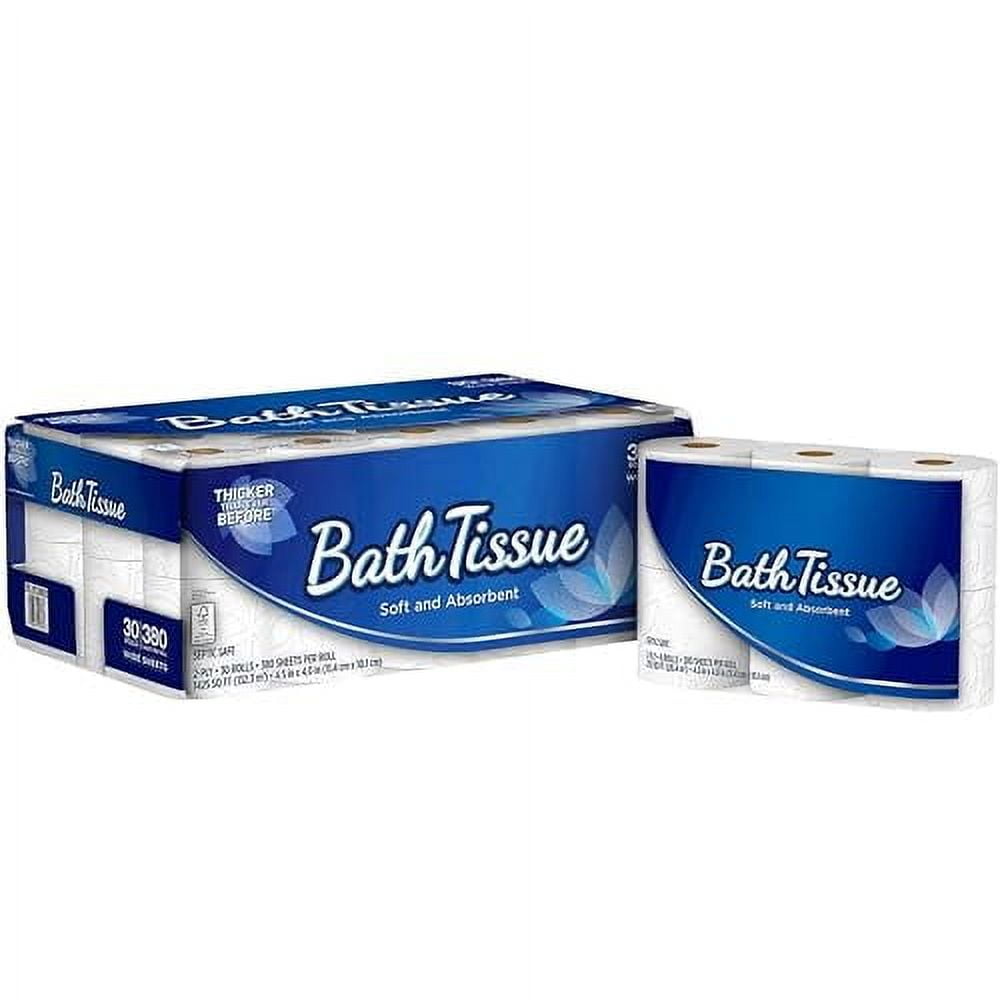 2-Ply Bath Tissue, 30 Rolls 380 Sheets Per Roll - Walmart.com