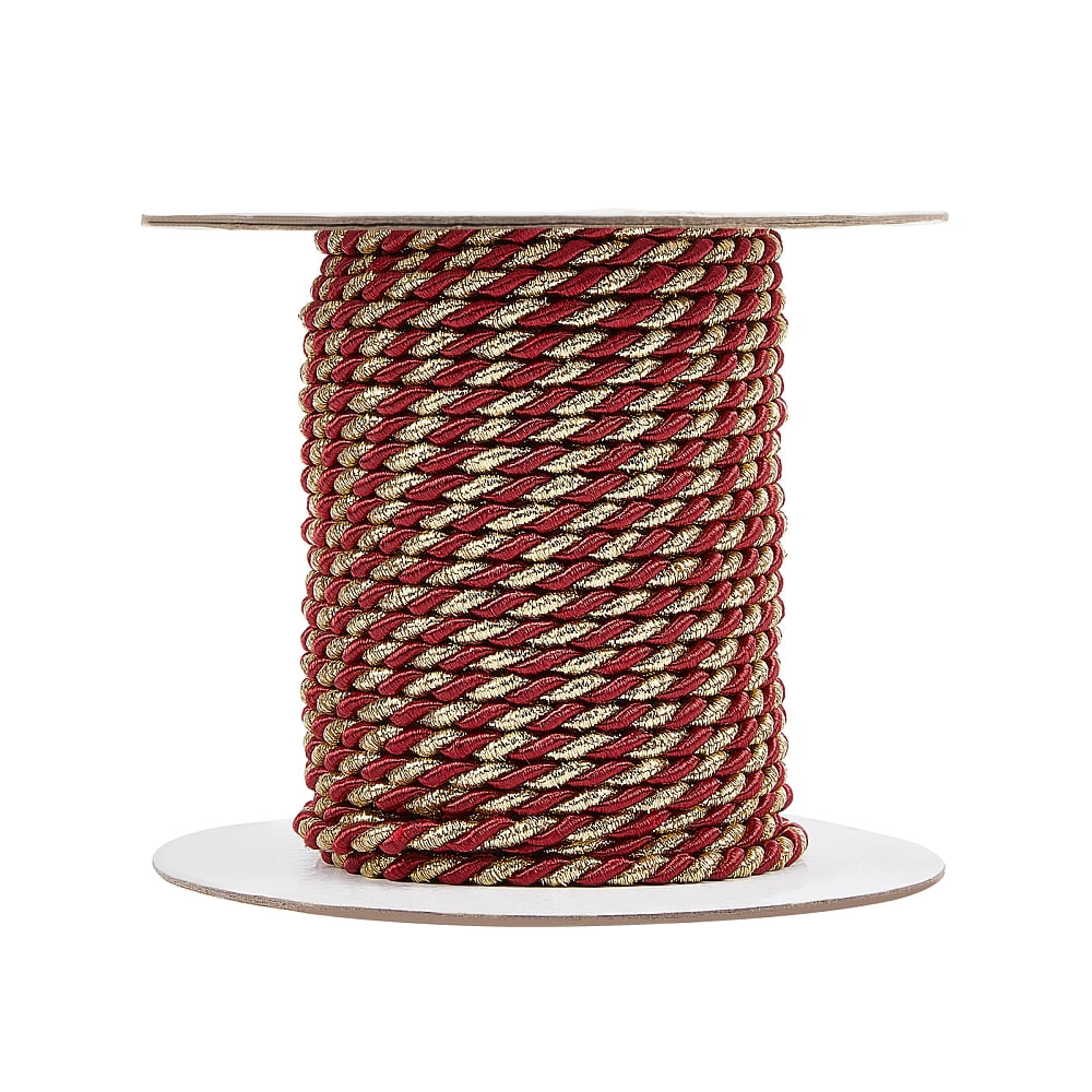 2-Ply Nylon Thread Twisted Rope for DIY Cord Jewelry Findings Coconut ...