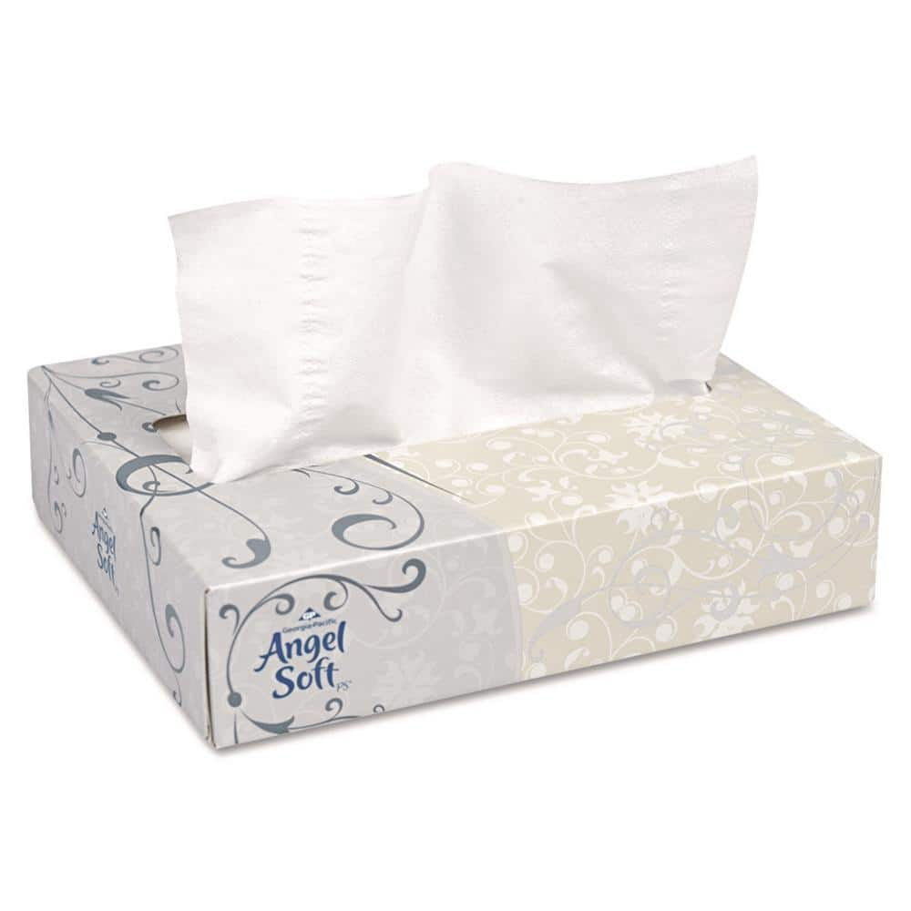 2-Ply White Facial Tissue (50-Sheets/Box, 60-Boxes/Carton) - Walmart.com