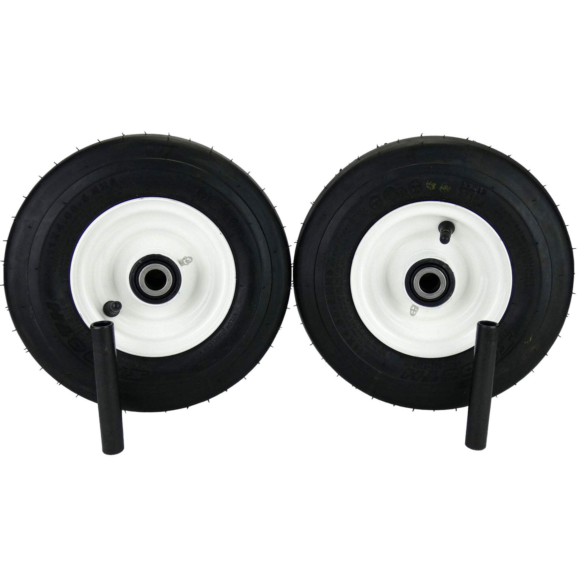 (2) Pneumatic Tire Assemblies 11x4.00-5 Fits Toro/Exmark 110-9965 ...