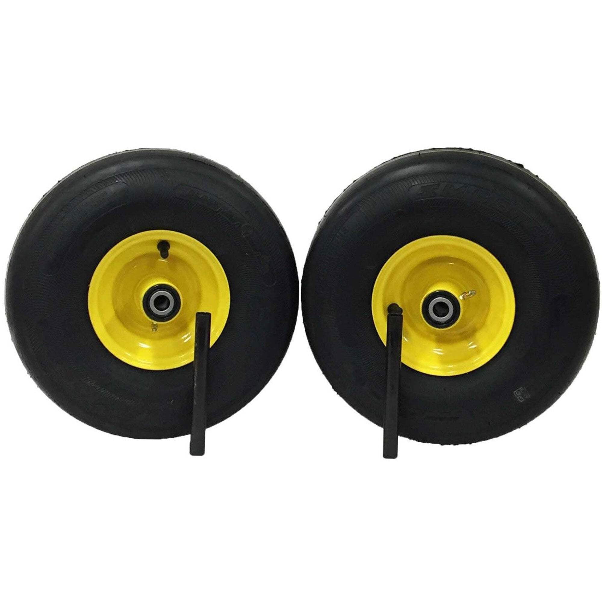 (2) Pneumatic Tire Assemblies 15x6.00-6 Fits John Deere Z997R TCA21693 ...